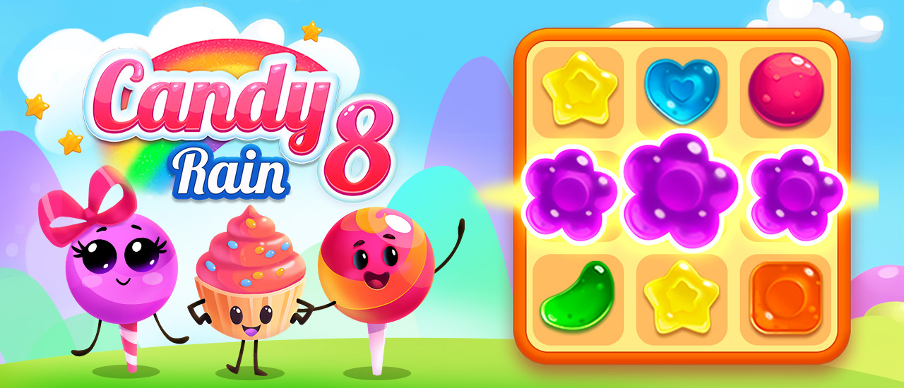 Candy Rain 8 🕹️ Spiele Kostenlos auf Play123