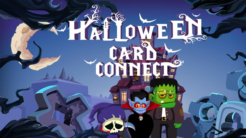 Halloween Card Connect 🕹️ Spiele Kostenlos auf Play123