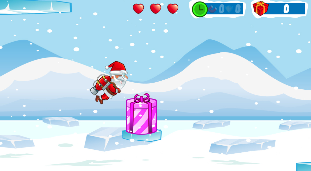 Jetpack Santa 🕹️ Spiele Kostenlos auf Play123