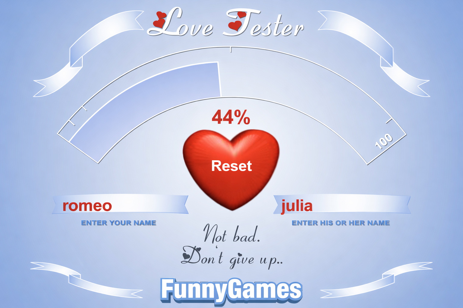 Love Tester 🕹️ Spiele Kostenlos auf Play123
