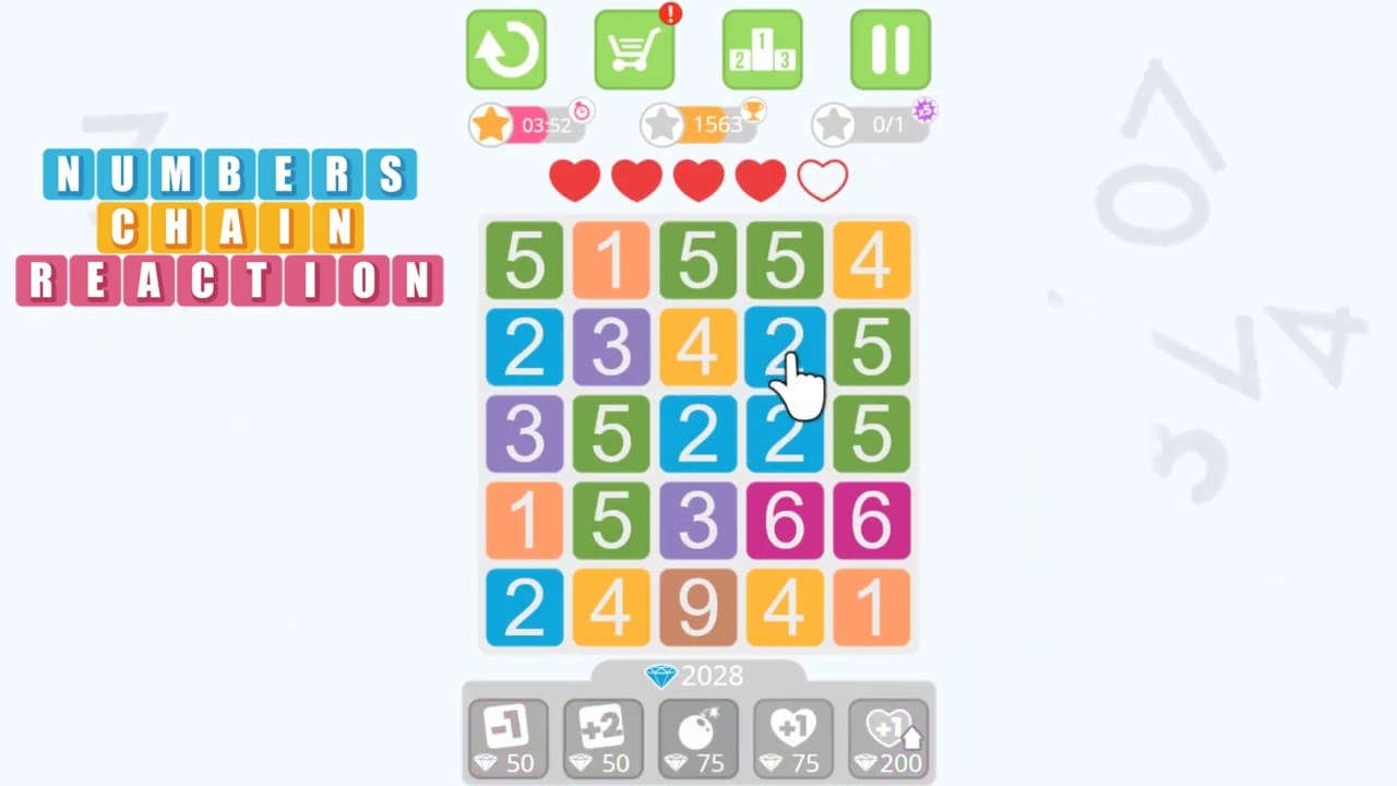 Numbers Chain Reaction 🕹️ Spiele Kostenlos auf Play123